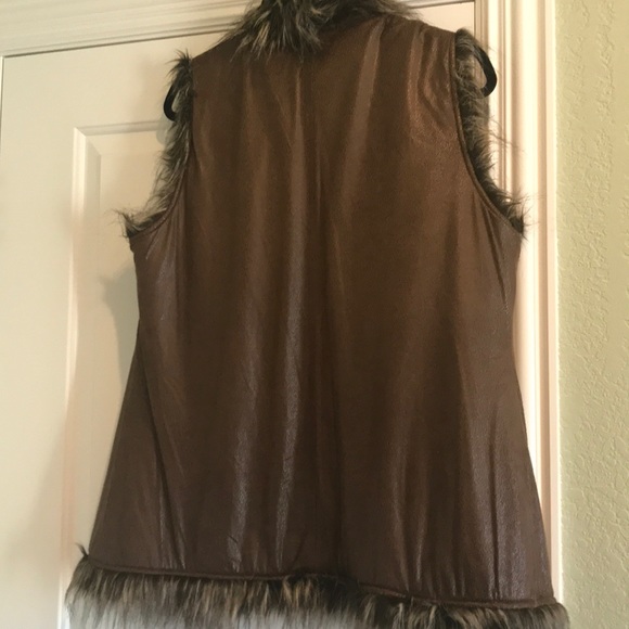 Jackets & Coats | Reversible Faux Fur Vest | Poshmark